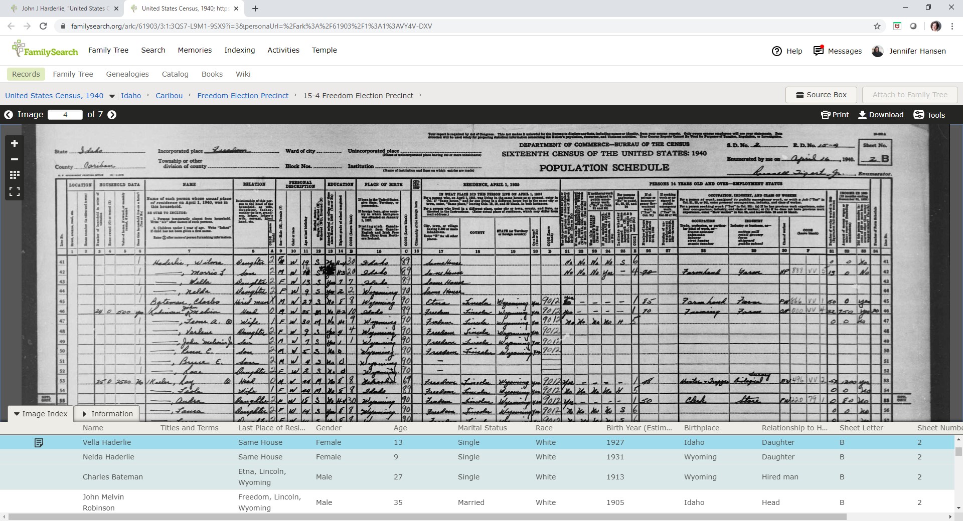 Haderlie – My Favorite Ancestor